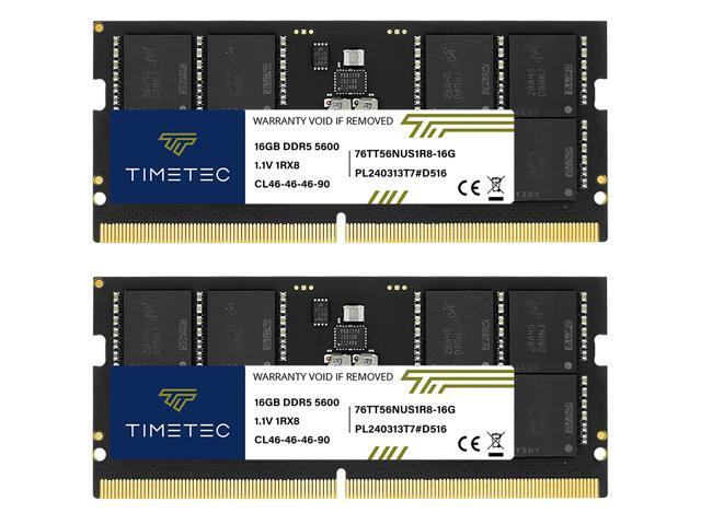 Click here for Timetec 32GB KIT(2x16GB) DDR5 5600MHz PC5-44800 Un... prices