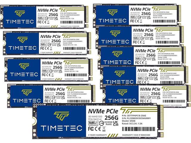 Click here for Timetec 256GBx10 (10 Pack) SSD NVMe PCIe Gen3x4 8G... prices