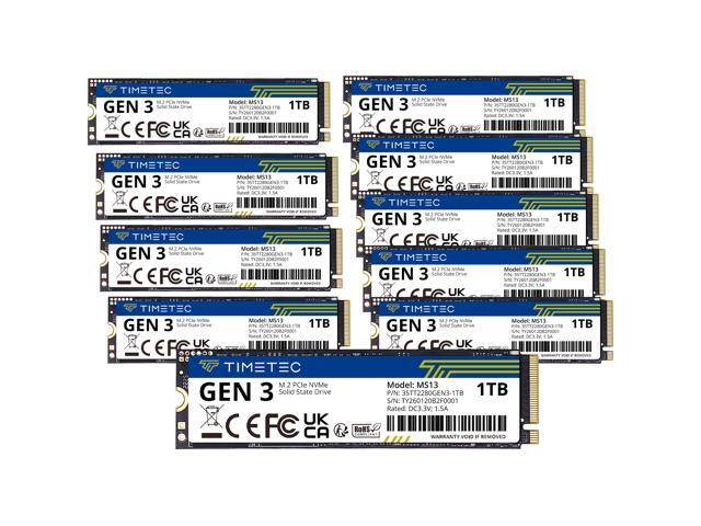 Click here for Timetec 1TBx10 (10 Pack) SSD NVMe PCIe Gen3x4 8Gb/... prices
