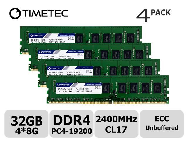 Click here for Timetec Hynix IC 32GB KIT (4x8GB) DDR4 2400MHz PC4... prices