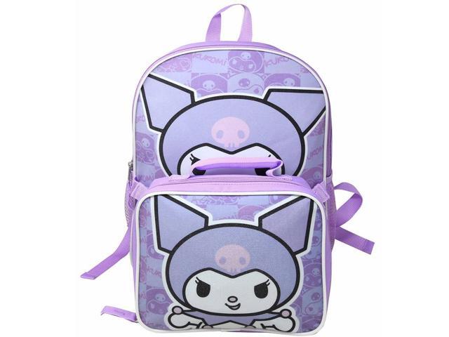 Click here for Hello Kitty Kuromi 16 Purple School Backpack and R... prices