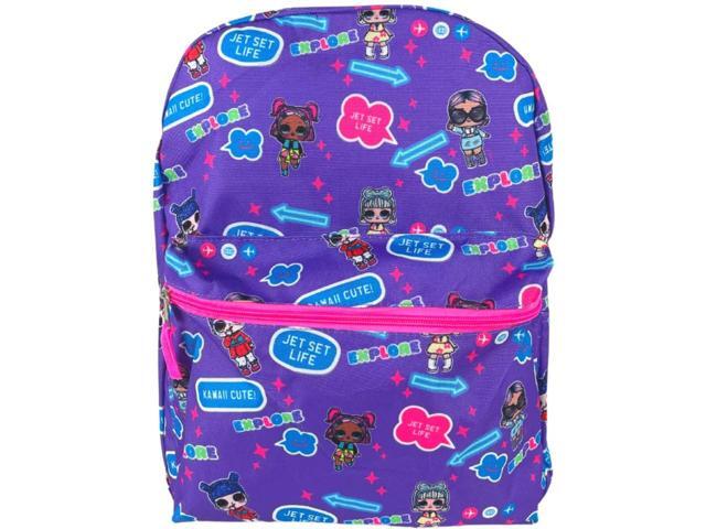 Click here for L. O.L. Surprise Dolls All Over Print Backpack Wit... prices