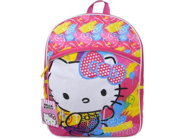 Click here for Pink Hello Kitty Good Things Ahead 16 School Backp... prices