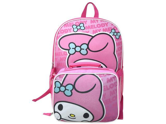 Click here for My Melody 16 Pink School Backpack with Lunch Bag prices