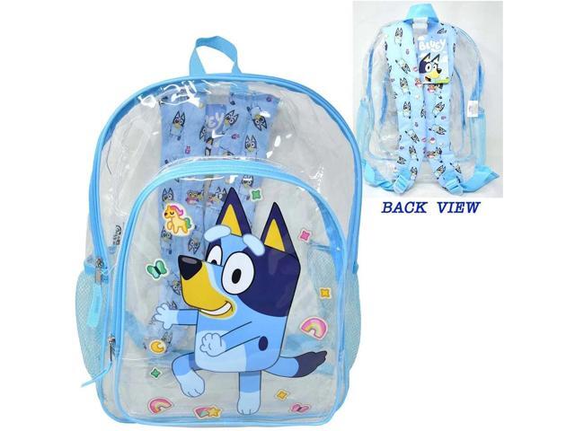 Click here for Bluey 16 Clear Backpack for Kids Transparent Bag w... prices