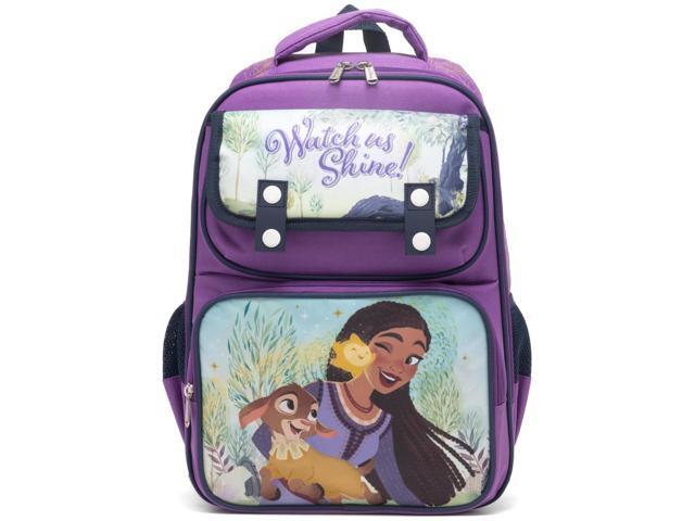 Click here for Disney Wish 15.5 Polyester Purple Large Backpack w... prices
