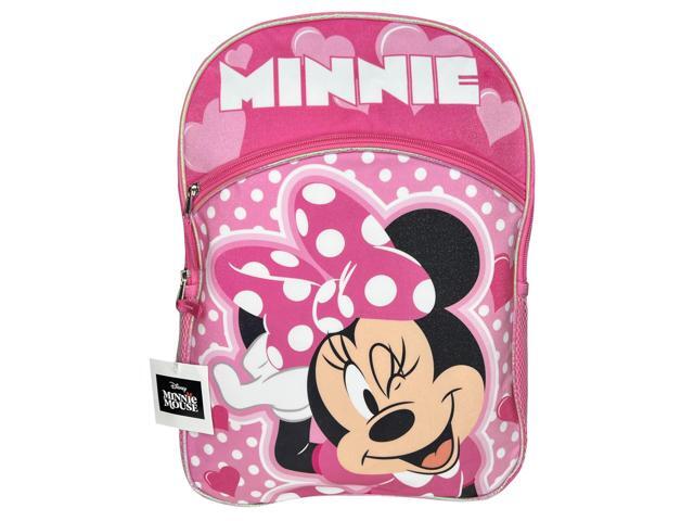 Click here for Disney Minnie 16 Pink School Backpack with Front a... prices