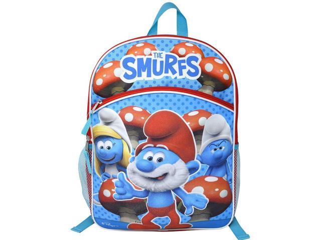 Click here for The Smurfs 16 Blue School Backpack with front and... prices