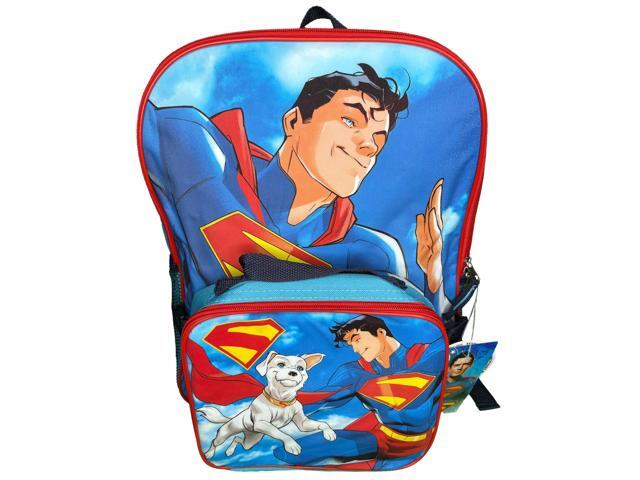 Click here for DC Superman 16 School Backpack with Large Pocket &... prices