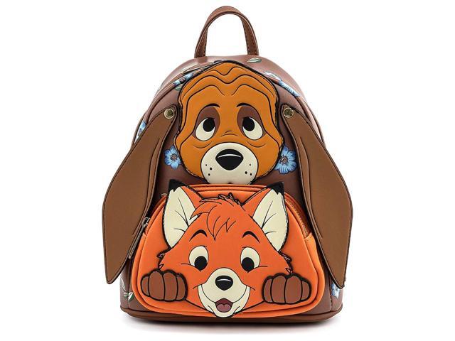 Click here for Loungefly Disney Fox and Hound Brown Mini Faux Lea... prices