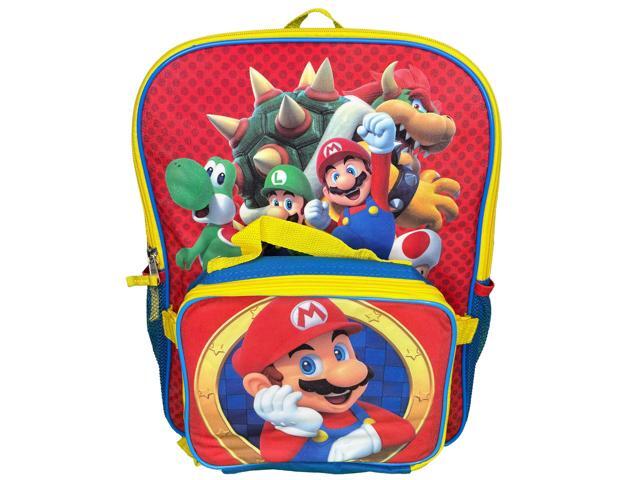 Click here for Super Mario Bros 16 School Backpack with Large Poc... prices