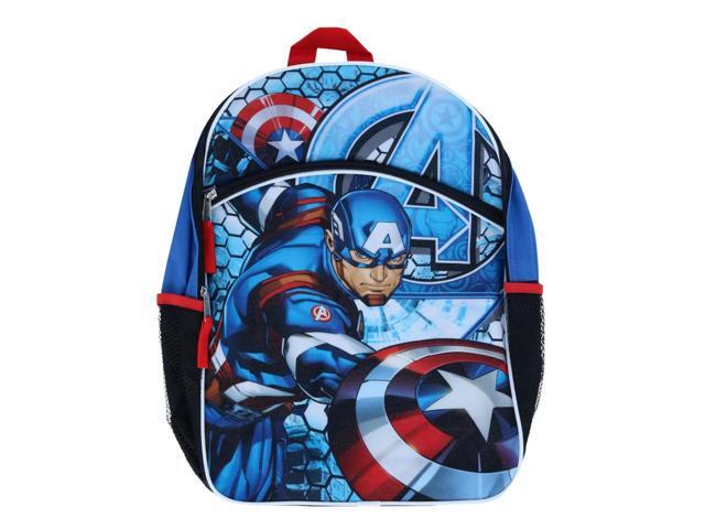 Click here for Marvel Captain America Blue Boys 16 inch School Ba... prices