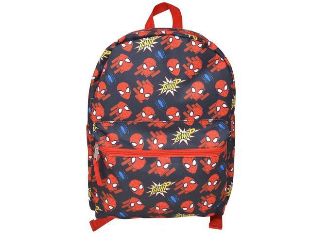 Click here for Spiderman Heads All Over Nylon Kids Backpack 16 Sc... prices