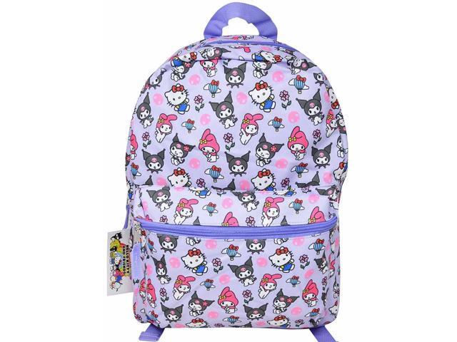 Click here for Kuromi All Over Nylon Purple Kids 16 School Backpa... prices