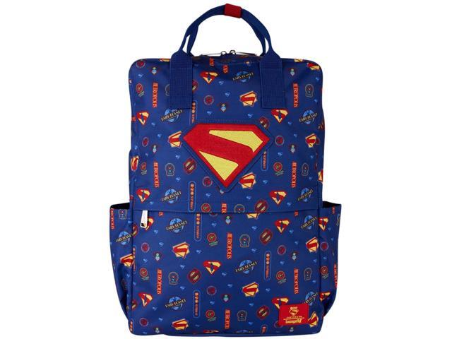 Click here for Loungefly DC Superman Nylon Full-Size School Backp... prices