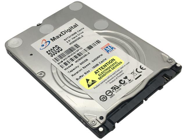 Click here for MaxDigital 500GB 5400RPM 16MB Cache SATA 6Gb/s 7mm... prices