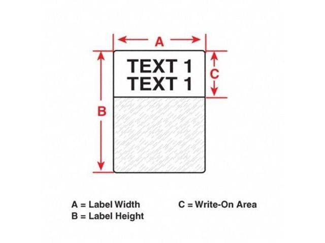 Click here for BRADY PTL-109-427 1.500 x 4 White/Translucent Adhe... prices