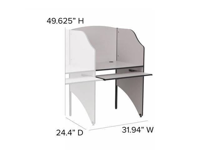 Click here for Add-On Study Carrel in Nebula Grey Finish prices