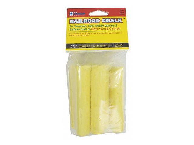 Click here for ZORO SELECT 10467 Railroad Chalk White Tapered 4 I... prices
