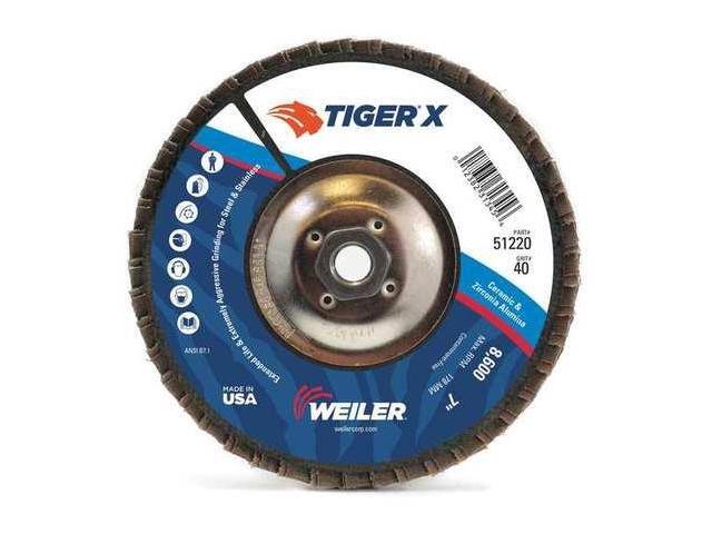 Click here for WEILER 98924 Flap Disc 4-1/2 in. x60Grit 7/8 13000... prices