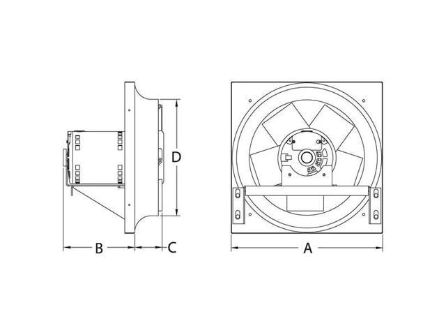 Click here for DAYTON 10D979 Exhaust Fan 24 In 115/230V prices