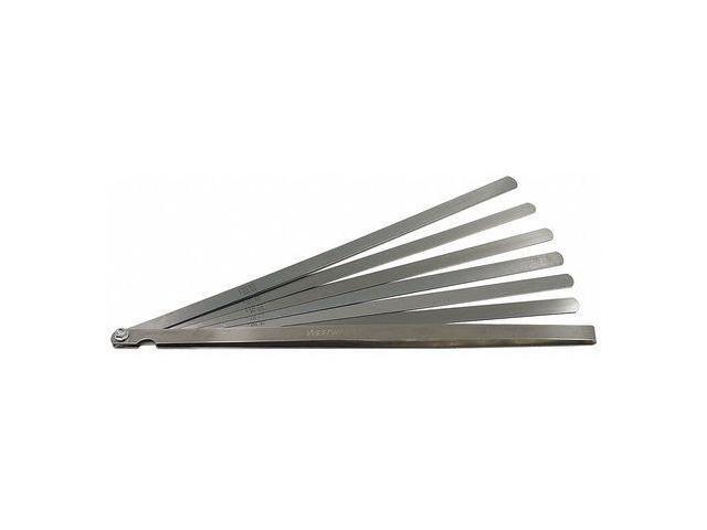 Click here for WESTWARD 44ZE62 Long Blade Feeler Gauge Set 12 pcs... prices