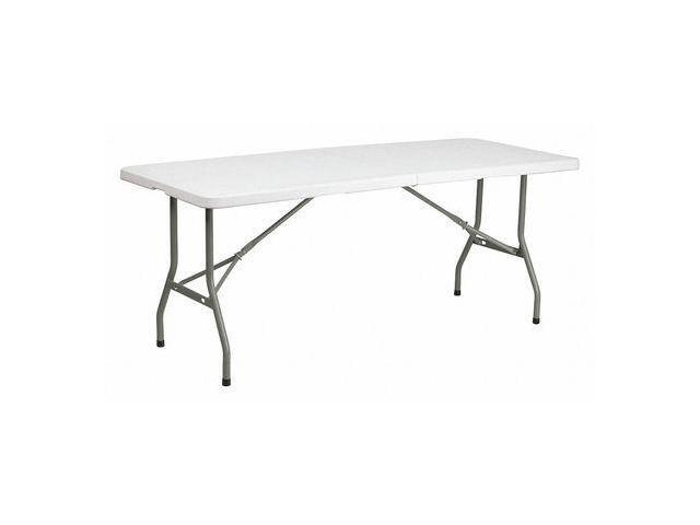Click here for 30W x 72L Bi-Fold Granite White Plastic Folding Ta... prices