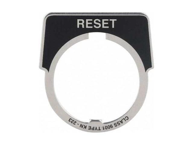 Click here for SCHNEIDER ELECTRIC 9001KN223 Legend Plate Reset Si... prices