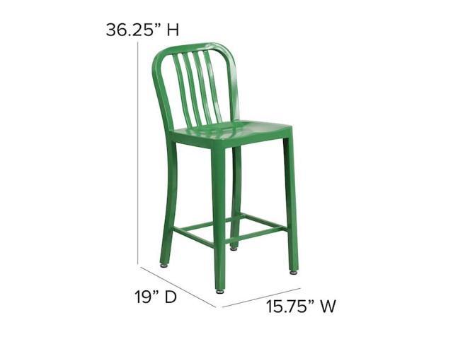 Click here for Flash Furniture 24 High Green Metal Indoor-Outdoor... prices