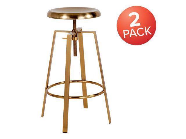 Click here for FLASH FURNITURE 2-CH-181070-26S-GLD-GG Gold Adjust... prices