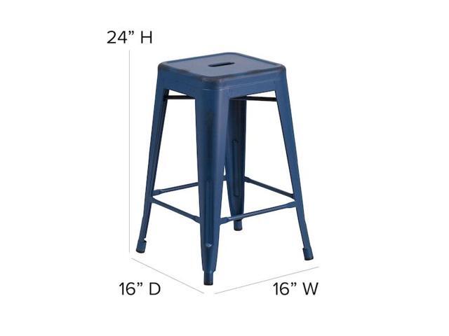 Click here for Flash Furniture 24 High Backless Distressed Antiqu... prices