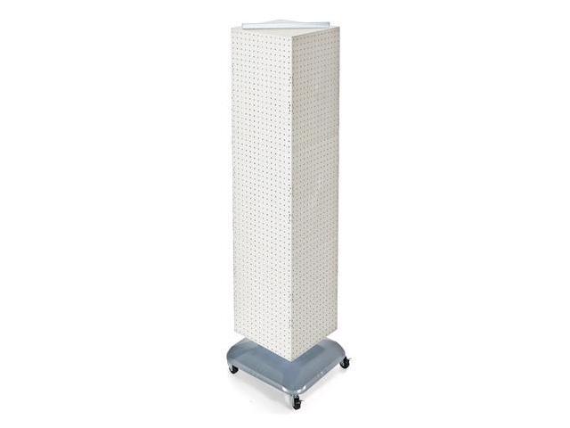 Click here for AZAR DISPLAYS 701465-WHT Four-Sided Pegboard Tower... prices