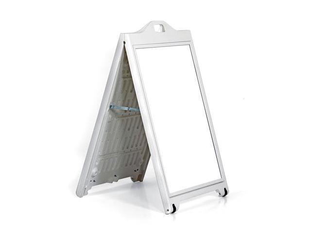 Click here for AZAR DISPLAYS 300244-WHT White Double-Sided Sidewa... prices