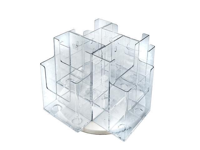 Click here for Azar Trifold 12W Revolving Display Clear Each (252... prices
