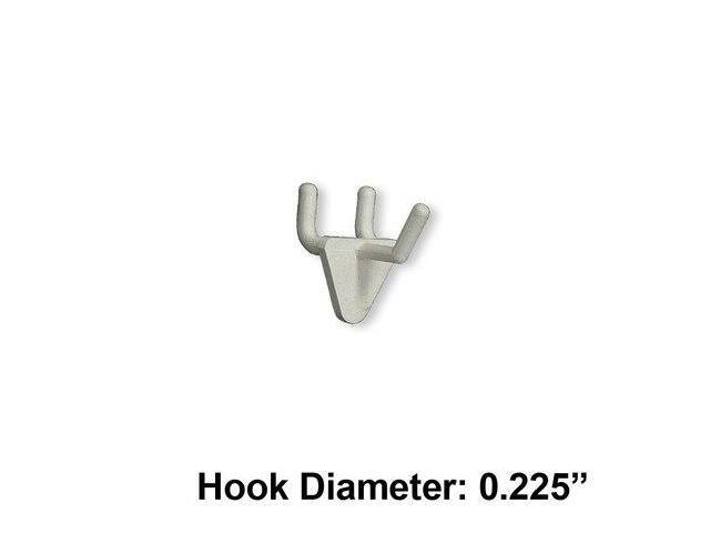 Click here for AZAR DISPLAYS 800071-WHT 1 Glass-Filled Nylon Hook... prices