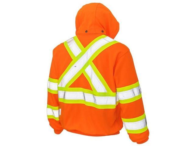 Click here for TOUGH DUCK S49411 High Visibility Hooded Sweatshir... prices