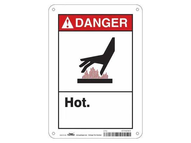Click here for CONDOR 474Z85 Safety Sign  10 in Height  7 in Widt... prices
