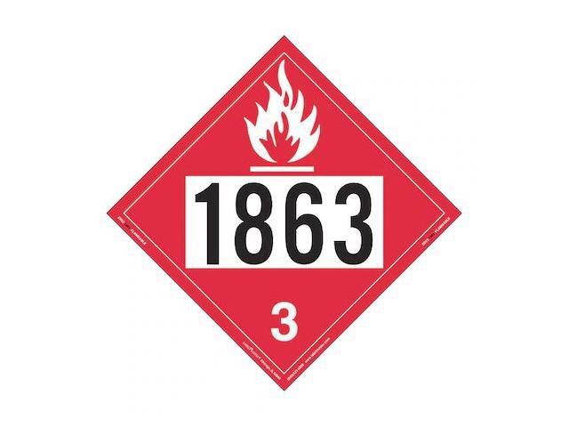 Click here for LABELMASTER ZRV21863 Flammable Liquid Placard 1863... prices