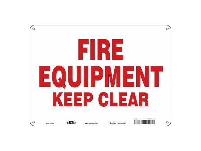 Click here for CONDOR 469F69 SAFETY SIGN FIRE AND EMERGENCY  10 i... prices