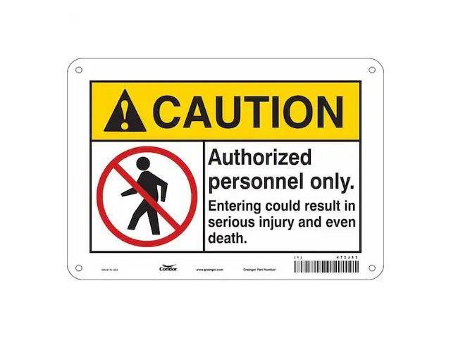 Click here for CONDOR 472J83 Safety Sign  7 in Height  10 in Widt... prices