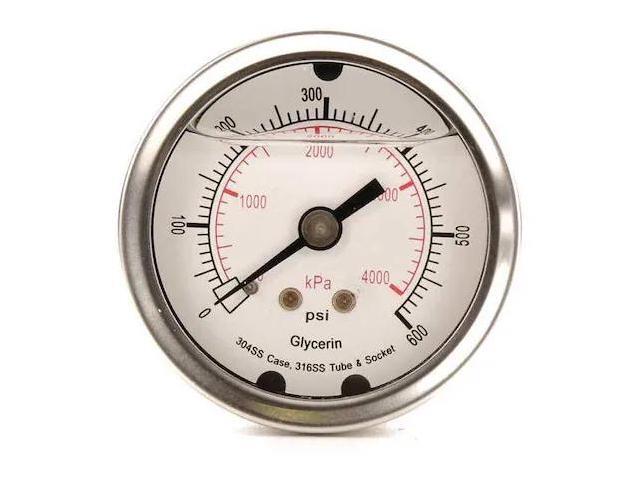 Click here for ZORO SELECT 4CFP6 Commercial Pressure Gauge  0 to... prices