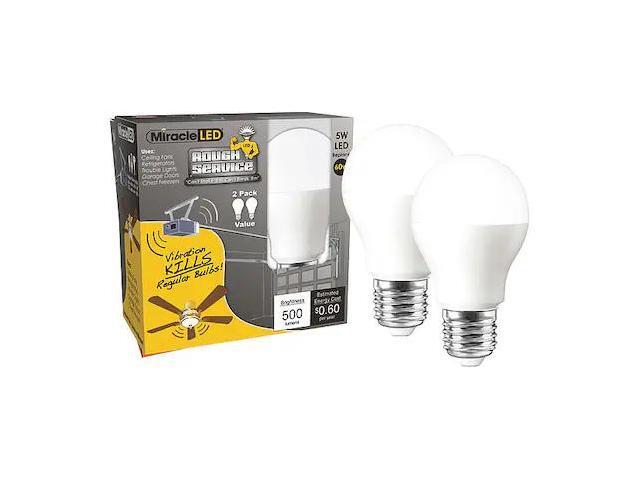 Click here for MIRACLE LED 602113 5 W  Compact LED Bulb  White  A... prices