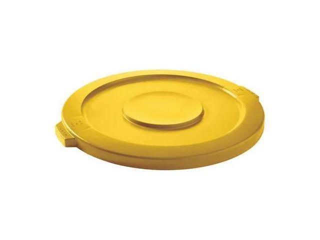 Click here for TOUGH GUY 5DMX6 44 gal Trash Can Top  Flat Yellow... prices