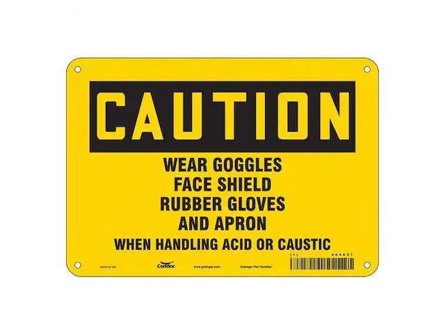 Click here for CONDOR 464X27 Safety Sign  7 in Height  10 in Widt... prices