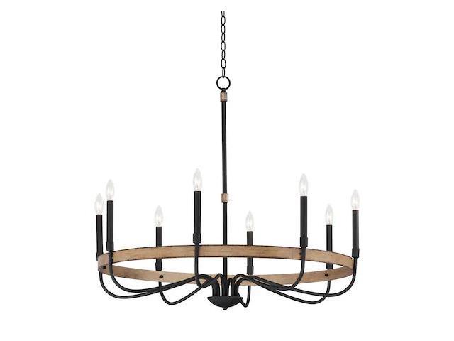 Click here for MAXIM LIGHTING 14448DWBK Franklin 8-Light Chandeli... prices