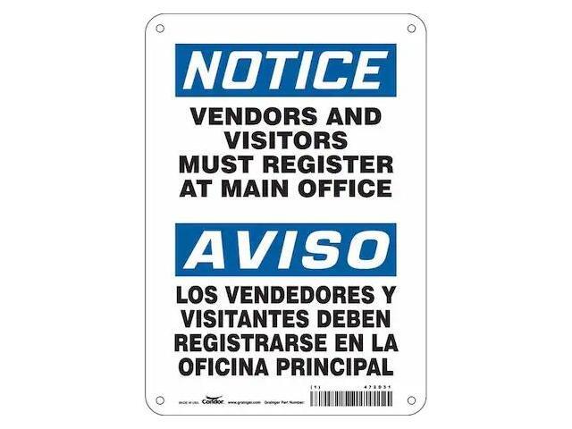 Click here for CONDOR 472D31 Safety Sign  10 in Height  7 in Widt... prices