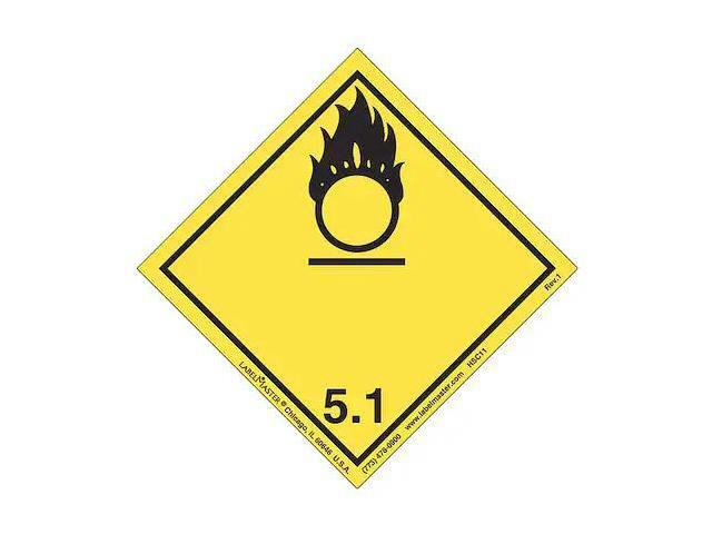 Click here for LABELMASTER HSC11 Oxidizer Label International PK5... prices