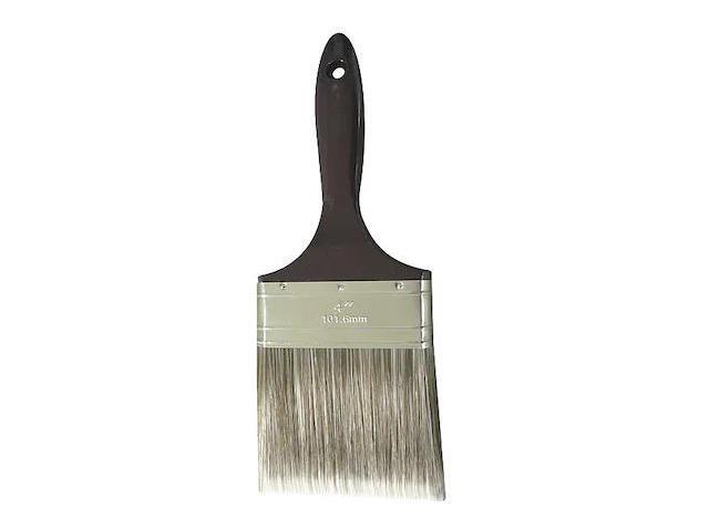 Click here for ZORO SELECT 1XRH7 4 Flat Sash Paint Brush  Polyest... prices