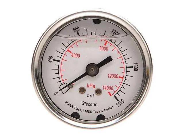 Click here for ZORO SELECT 4CFP8 Commercial Pressure Gauge  0 to... prices