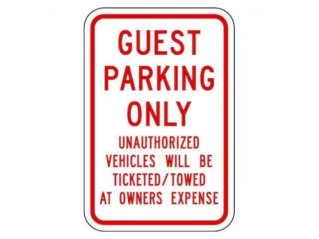 Click here for LYLE RP-121-12HA Guest Parking Sign  12 W  18 H  E... prices